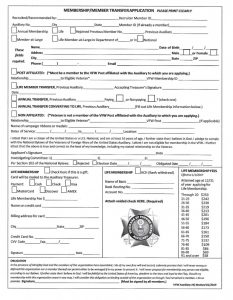 How to Apply for the Auxiliary – VFW Post 9662